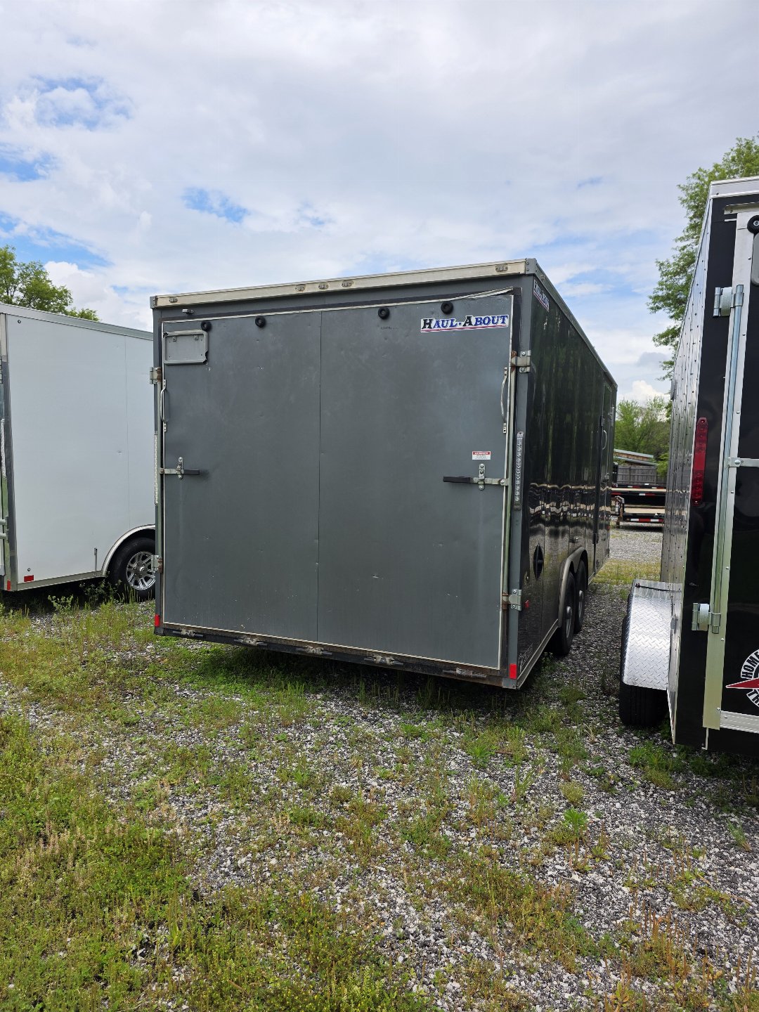 Used 2020 Haul About Trailers 8.5X20 V-NOSE Cargo / Enclosed Trailer | Elnora Indiana